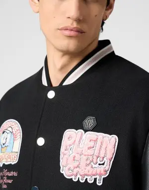 Philipp Plein Ice Cream Monsters Varsity Jacket
