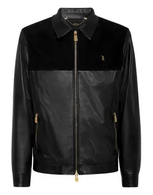 BILLIONAIRE Nappa And Suede Blouson