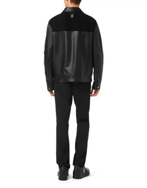 BILLIONAIRE Nappa And Suede Blouson