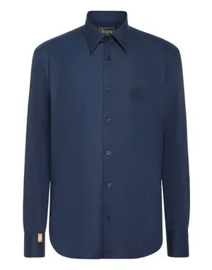 BILLIONAIRE Tencel Shirt Regular Fit - Navy