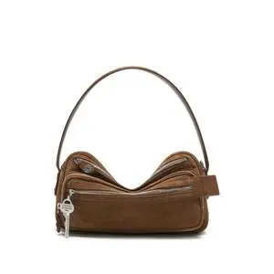 Acne Studios Camero Party Suede Bag - Brown