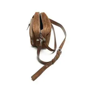 Acne Studios Camero Party Suede Bag - Brown