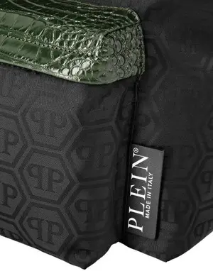 PLEIN SPORT Nylon Backpack Monogram