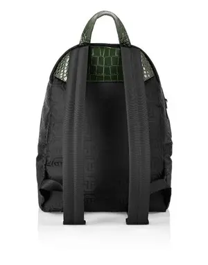 PLEIN SPORT Nylon Backpack Monogram