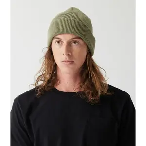 KNOWN SUPPLY Ribbed Beanie - Army