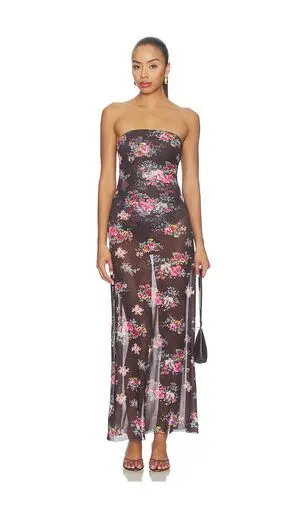 AFRM Alfie Floral Maxi Dress - Java Snake Floral