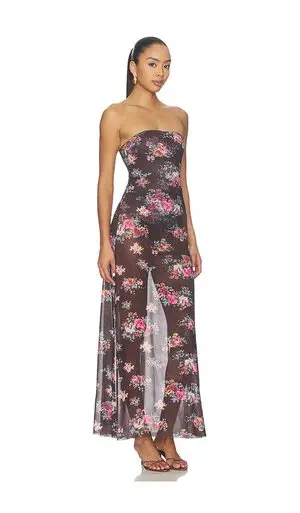 AFRM Alfie Floral Maxi Dress - Java Snake Floral