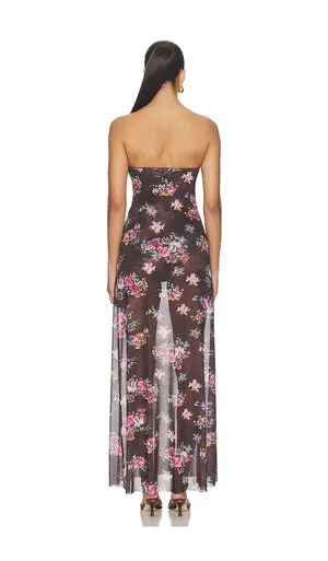 AFRM Alfie Floral Maxi Dress - Java Snake Floral
