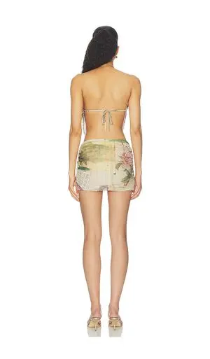 TIGER MIST Evanna Mini Dress Floral Print