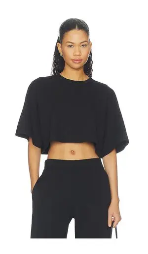 RIPLEY RADER Ponte Knit Cropped Top