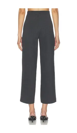 RIPLEY RADER Ponte Knit Cropped Pant - Charcoal
