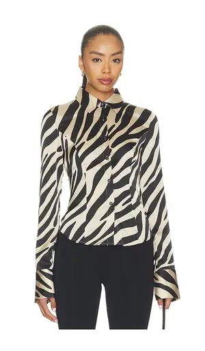 Superdown Kileigh Button Up Top