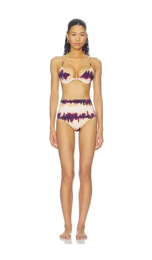 Ulla Johnson High Waisted Bikini Bottom - Quarry