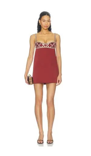 Retrofete Embellished Mini Dress