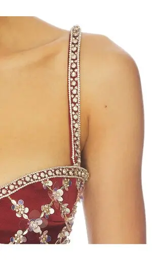 Retrofete Embellished Mini Dress