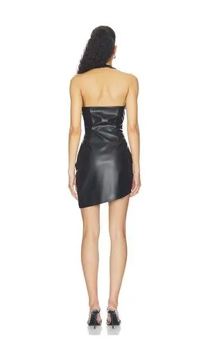 Superdown Calania Faux Leather Mini Dress