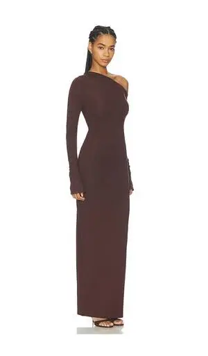 Superdown Ruched Side Maxi Dress