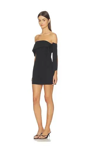 Superdown Astar Off-the-shoulder Mini Dress - Black