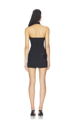 I.AM.GIA Idahlia Halterneck Mini Dress With Draped Detail