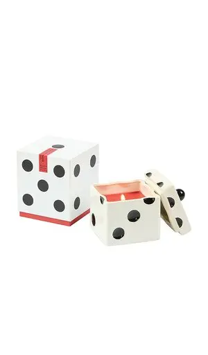 PADDYWAX Lucky Dice Ceramic Candle In Multi