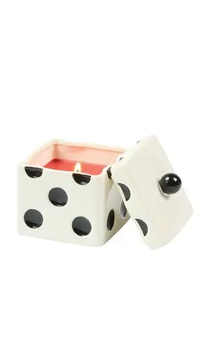 PADDYWAX Lucky Dice Ceramic Candle In Multi
