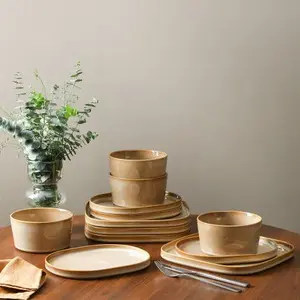 STONE + LAIN Cairo Stoneware 12-piece Dinnerware Set