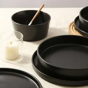 STONE + LAIN Celina Stoneware 12-piece Dinnerware Set