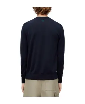 Loewe Wool Sweater With L Inlay