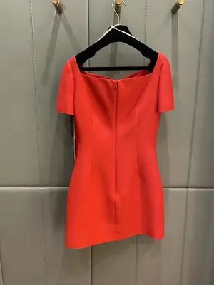 Valentino Garavani Sweetheart-neck Mini Dress
