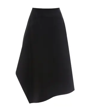 Bottega Veneta Asymmetric Midi Skirt
