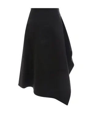 Bottega Veneta Asymmetric Midi Skirt