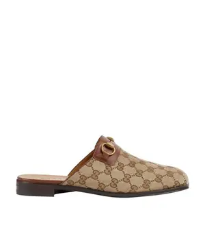 Gucci Monogram Slip-on Slippers