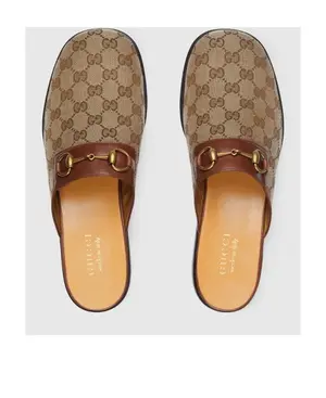 Gucci Monogram Slip-on Slippers