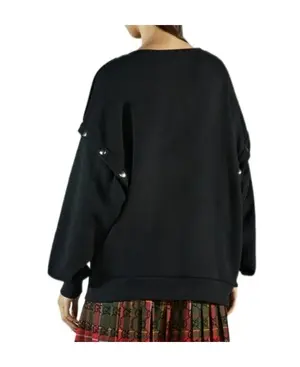 Gucci Retro Logo Pullover With Plaid Detail