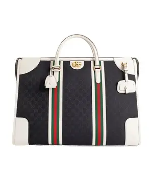 Gucci Logo Travel Bag - Black