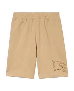 Burberry Equestrian Knight Detailed Track Shorts - Nude