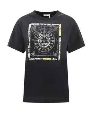 Chloé Short Sleeve Graphic T-shirt