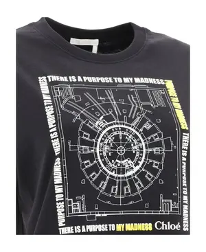 Chloé Short Sleeve Graphic T-shirt
