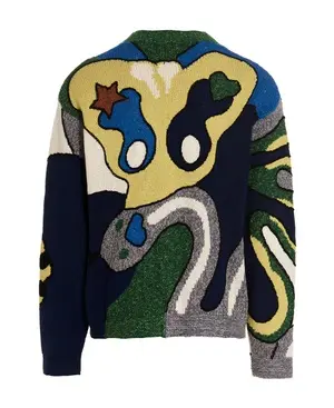 Kenzo Graphic-print Knit Cardigan