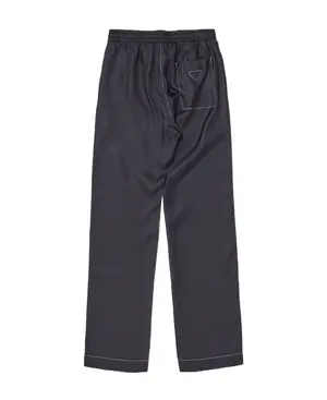 Prada Silk Straight Casual Pants