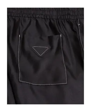 Prada Silk Straight Casual Pants