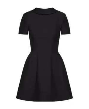 Valentino Garavani Short Sleeve Collared Dress