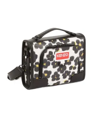 Kenzo Hana Leopard' Shoulder Bag - Black