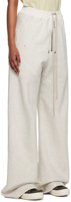 Rick Owens Wide-leg Cotton Track Pants
