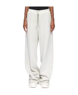 Rick Owens Wide-leg Cotton Track Pants