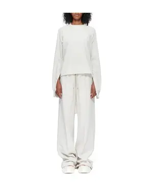 Rick Owens Wide-leg Cotton Track Pants