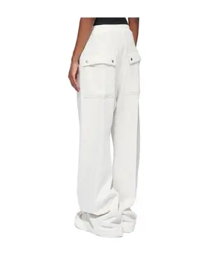 Rick Owens Wide-leg Cotton Track Pants