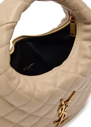Saint Laurent Mini Quilted Leather Top Handle Bag