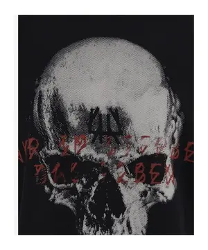 44 LABEL GROUP Skull Print T-shirt