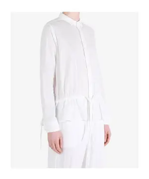 Y’s Long-sleeve Shirt With Pleated Waist